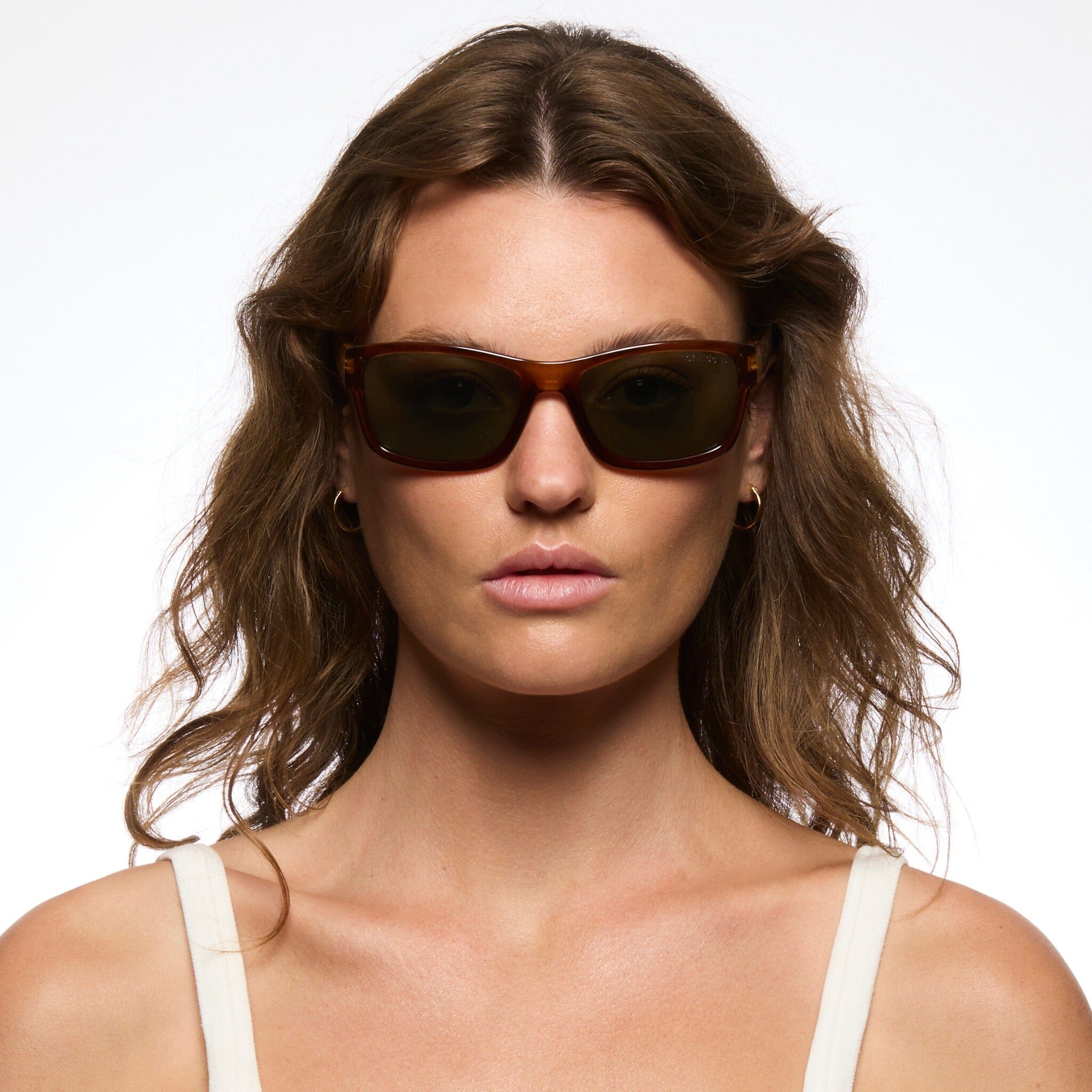 Childe TASMAN Translucent Cola | Green Polarised Bio Lens - Childe Eyewear