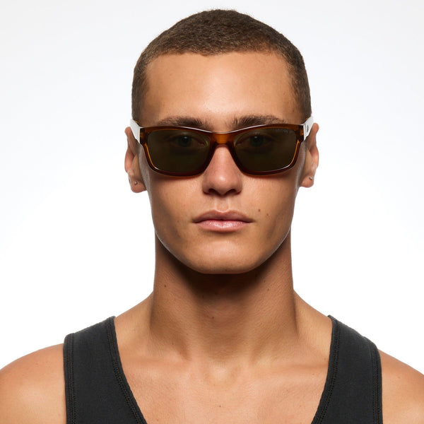 Childe TASMAN Translucent Cola | Green Polarised Bio Lens - Childe Eyewear